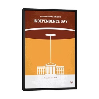 iCanvas "Independence Day Minimal Movie Poster" by Chungkong Framed Canvas Print - Bed Bath ...